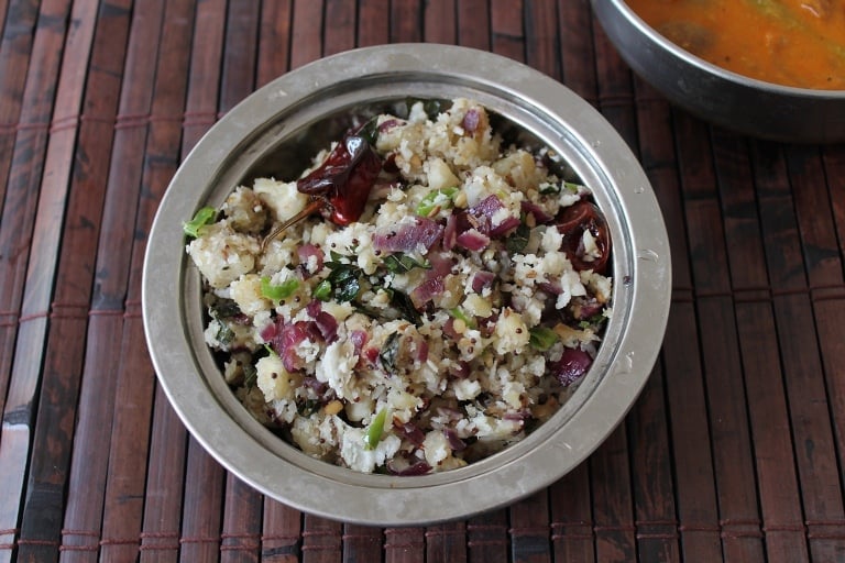 Vazhakkai Podimas Recipe | Raw Banana Podimas Recipe