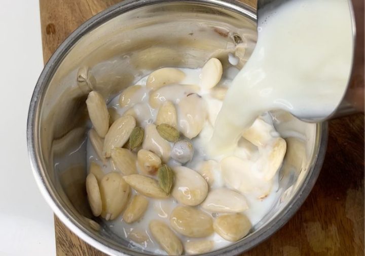 Badam Milk Recipe | Badam Paal Recipe