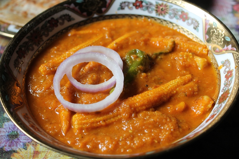 Baby Corn Masala Recipe