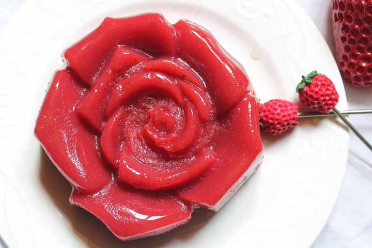 Strawberry Jelly Pudding Recipe