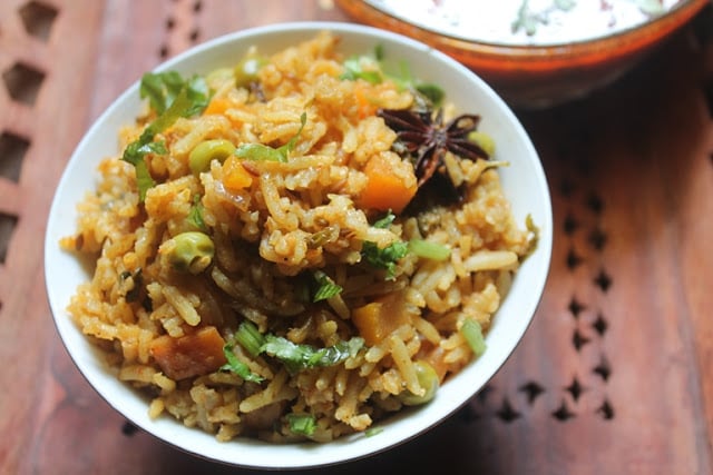 Brown Basmati Rice Pulao Recipe