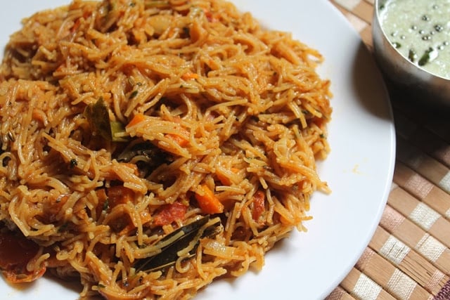 Semiya Biryani Recipe | Vermicelli Biryani Recipe