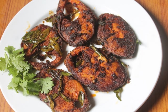 Vanjaram Meen Varuval Recipe | Seer Fish Fry Recipe