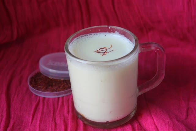 Saffron milk Recipe | Kesar Milk Recipe