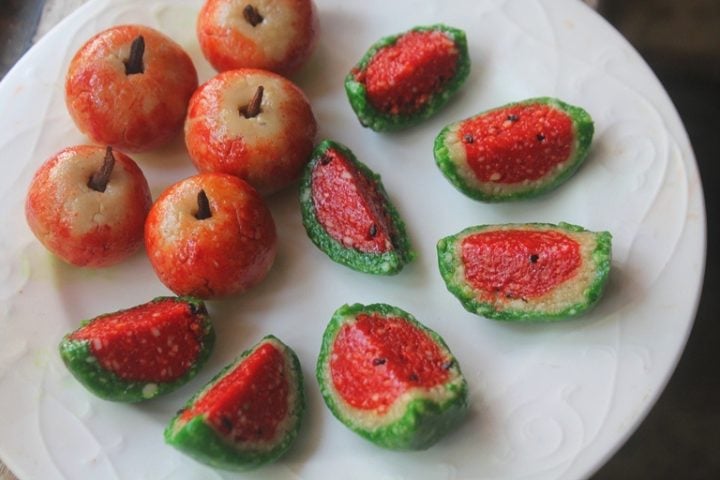 Kaju Watermelon Recipe - Cashew Watermelon Sweet - Diwali Recipes