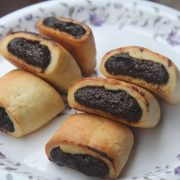 Prune Bars Recipe - Eggless Prune Stuffed Pastry Bars Recipe