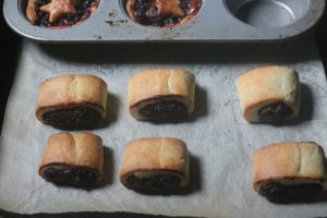 Prune Bars Recipe - Eggless Prune Stuffed Pastry Bars Recipe