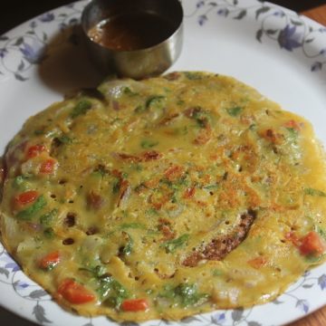 Spicy Wheat Flour Pancakes Recipe - Gavhache dhirde Recipe