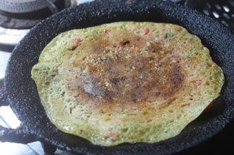 Spicy Wheat Flour Pancakes Recipe - Gavhache dhirde Recipe