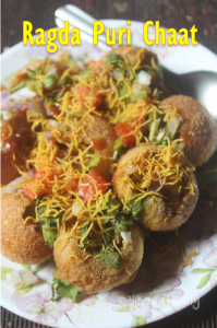 Ragda Puri Chaat Recipe - Ragda Puri Recipe - Easy Chaat Recipes