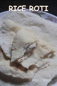 Akki Roti Recipe - Pathiri Recipe - Rice Roti Recipe (Gluten Free Chapati)