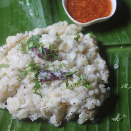 Mashed Tapioca Recipe - Maravalli Kilangu Masiyal Recipe