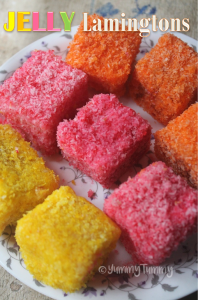 Jelly Lamingtons Recipe - Lamington Jelly Cakes Recipe