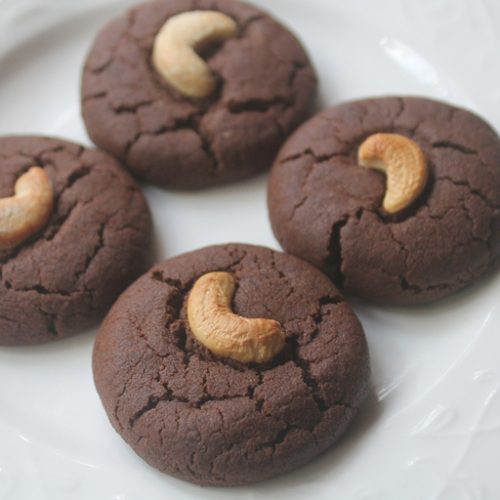 Eggless Chocolate Biscuits Recipe