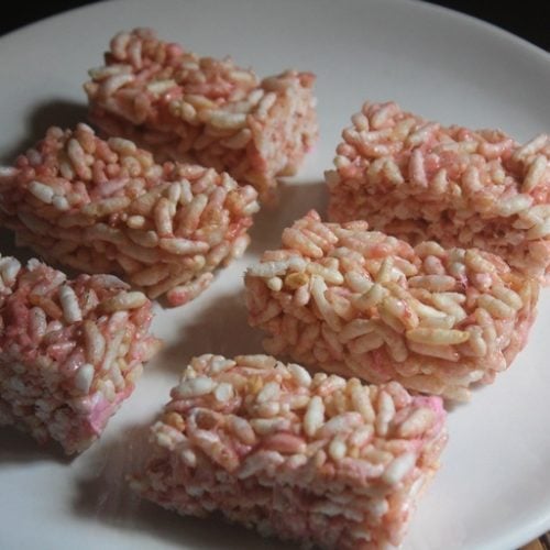 Puffed Rice Bars Recipe - Puffed Rice Treats Recipe