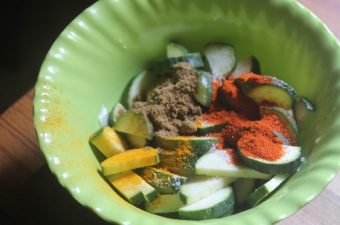 Zucchini Besan Sabzi Recipe