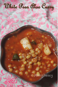 White Peas Curry Recipe (Vatana Masala)