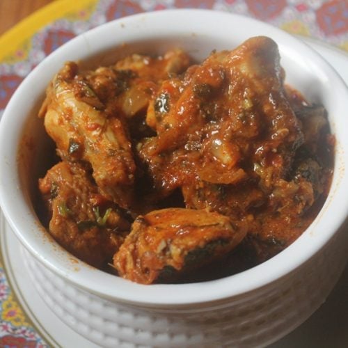 Methi Chicken Recipe - Fenugreek Leaves Chicken Curry Recipe