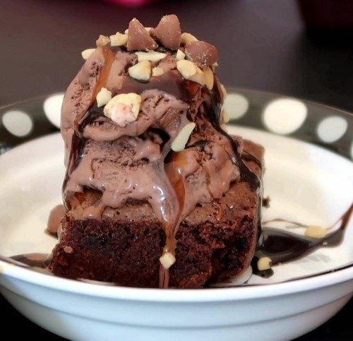 Brownie With Ice Cream Recipe