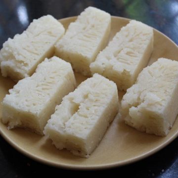 Chinese Steamed Rice Cake Recipe - Bai Tang Gao - Yummy Tummy