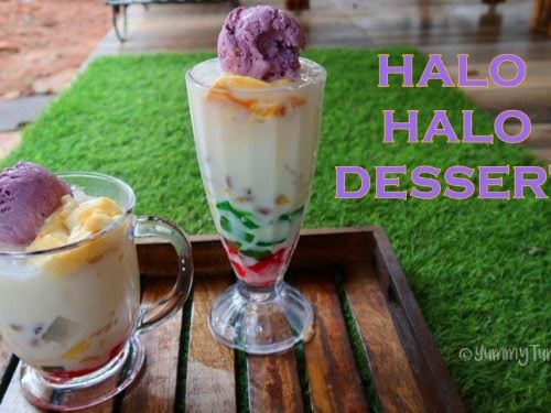 Halo Halo Ingredients