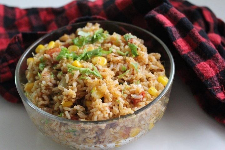 Corn Rice Recipe | Sweet Corn Rice Recipe
