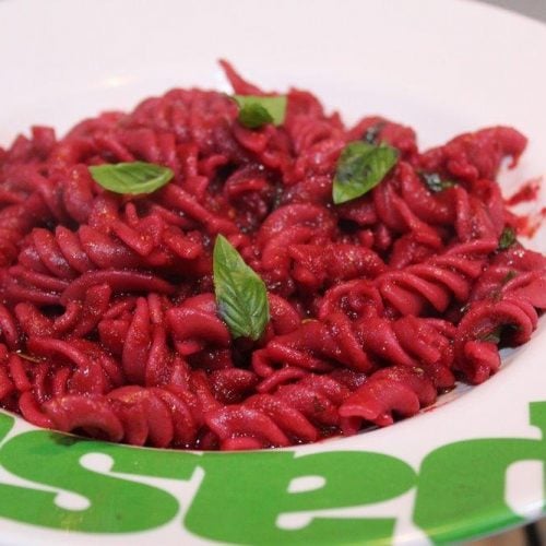 Whole Wheat Beetroot Pasta Recipe - Yummy Tummy