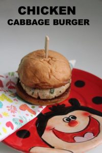 Chicken Cabbage Burger Recipe - Yummy Tummy
