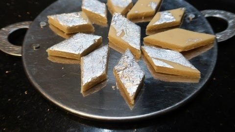 Kaju Katli | Kaju Katli Recipe | Cashew Barfi
