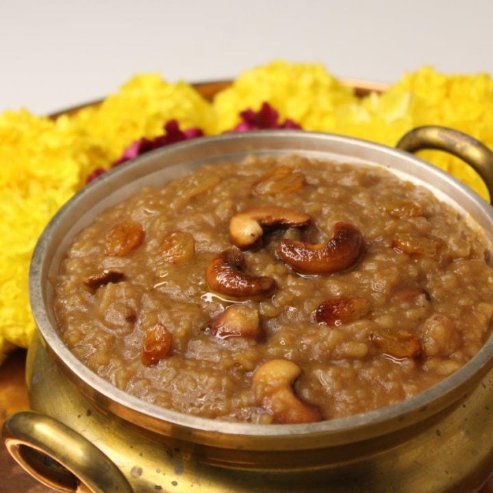 Sweet Pongal Recipe | Chakkara Pongali | Sakkarai Pongal Recipe