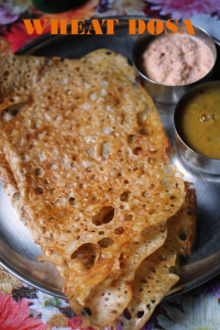Wheat Dosa Recipe | Godhumai Dosa Recipe