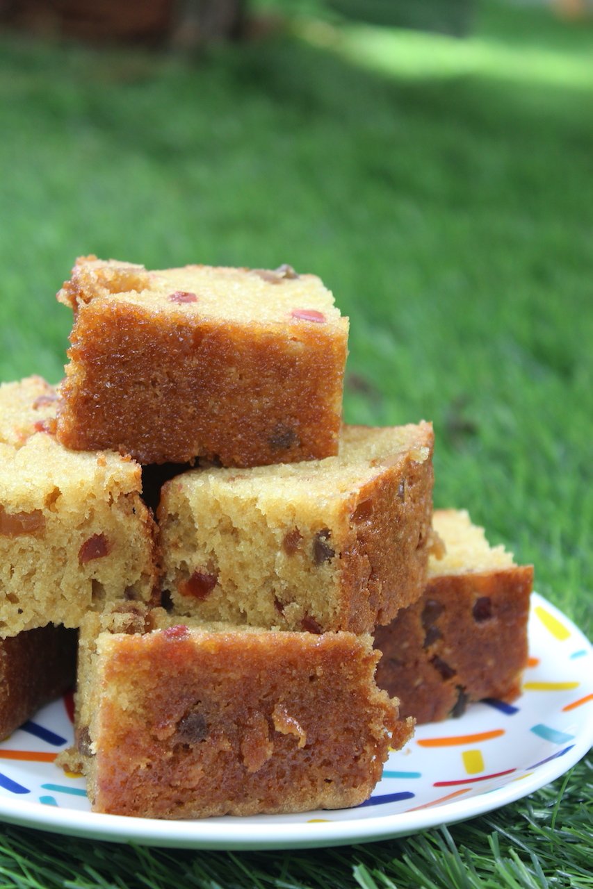 Eggless Wheat Cake | Whole Wheat Milk Cake Recipe