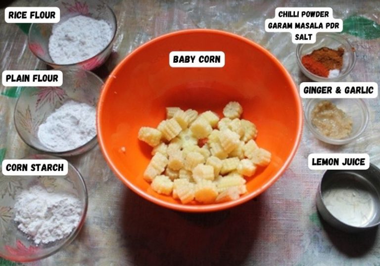 Baby Corn 65 Recipe