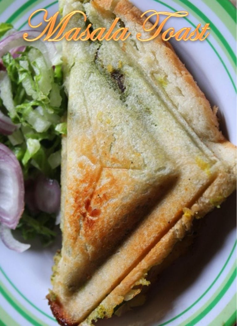 Mumbai Masala Toast Sandwich Recipe