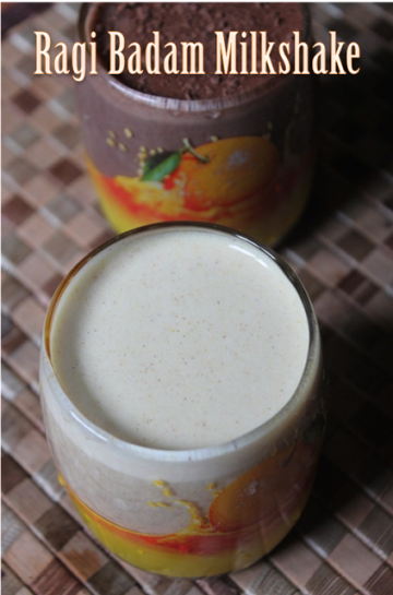 Ragi Milkshake | Ragi Smoothie