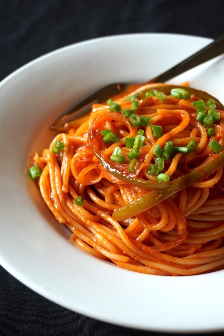 Tomato Ketchup Pasta Recipe | Ketchup Spaghetti Recipe