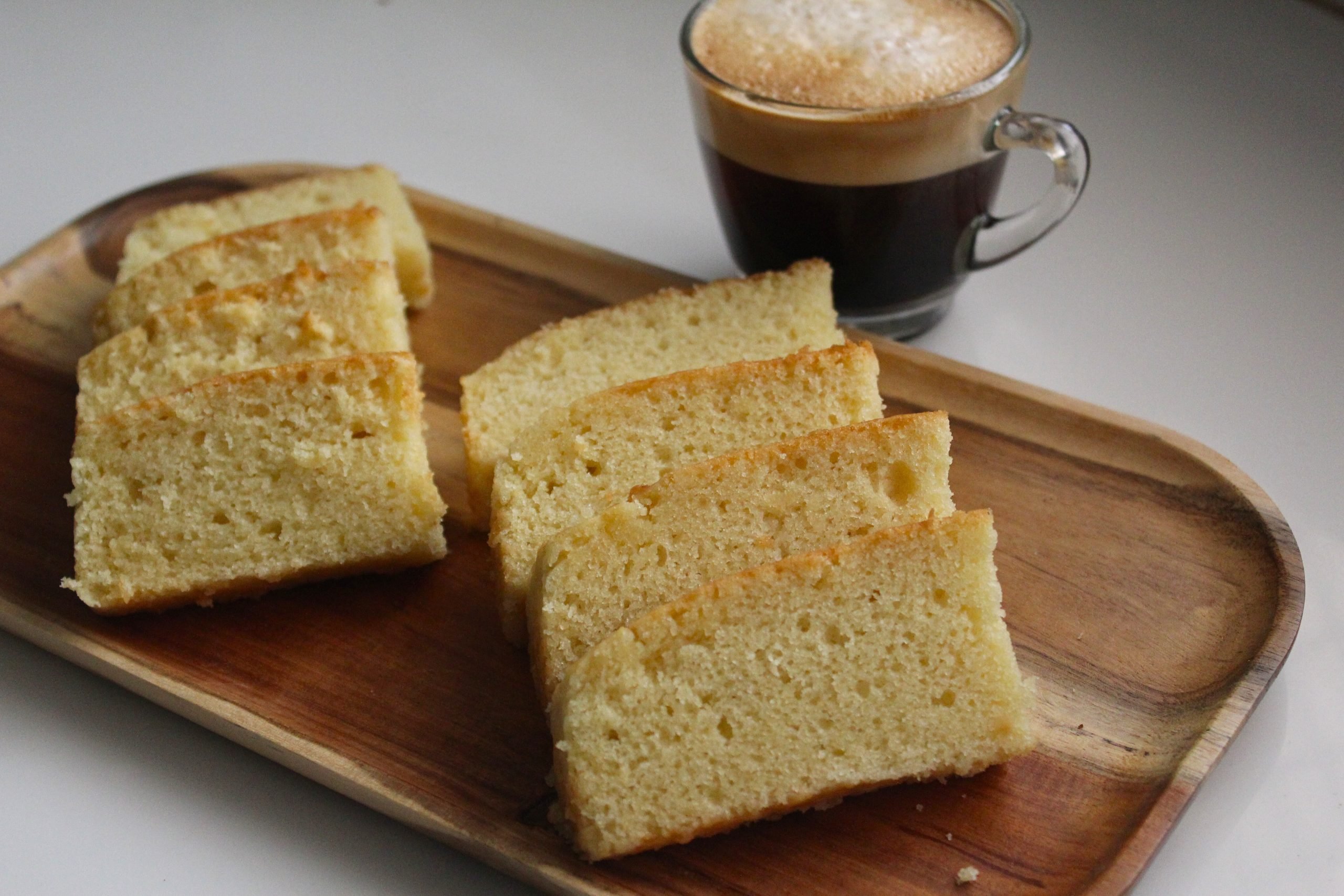 Eggless Hot Milk Cake Recipe | Eggless Hot Milk Sponge Cake