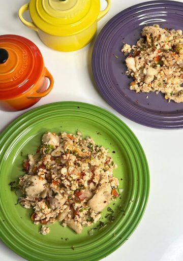 Chicken Egg Scramble Recipe | Scrambled Eggs with Chicken