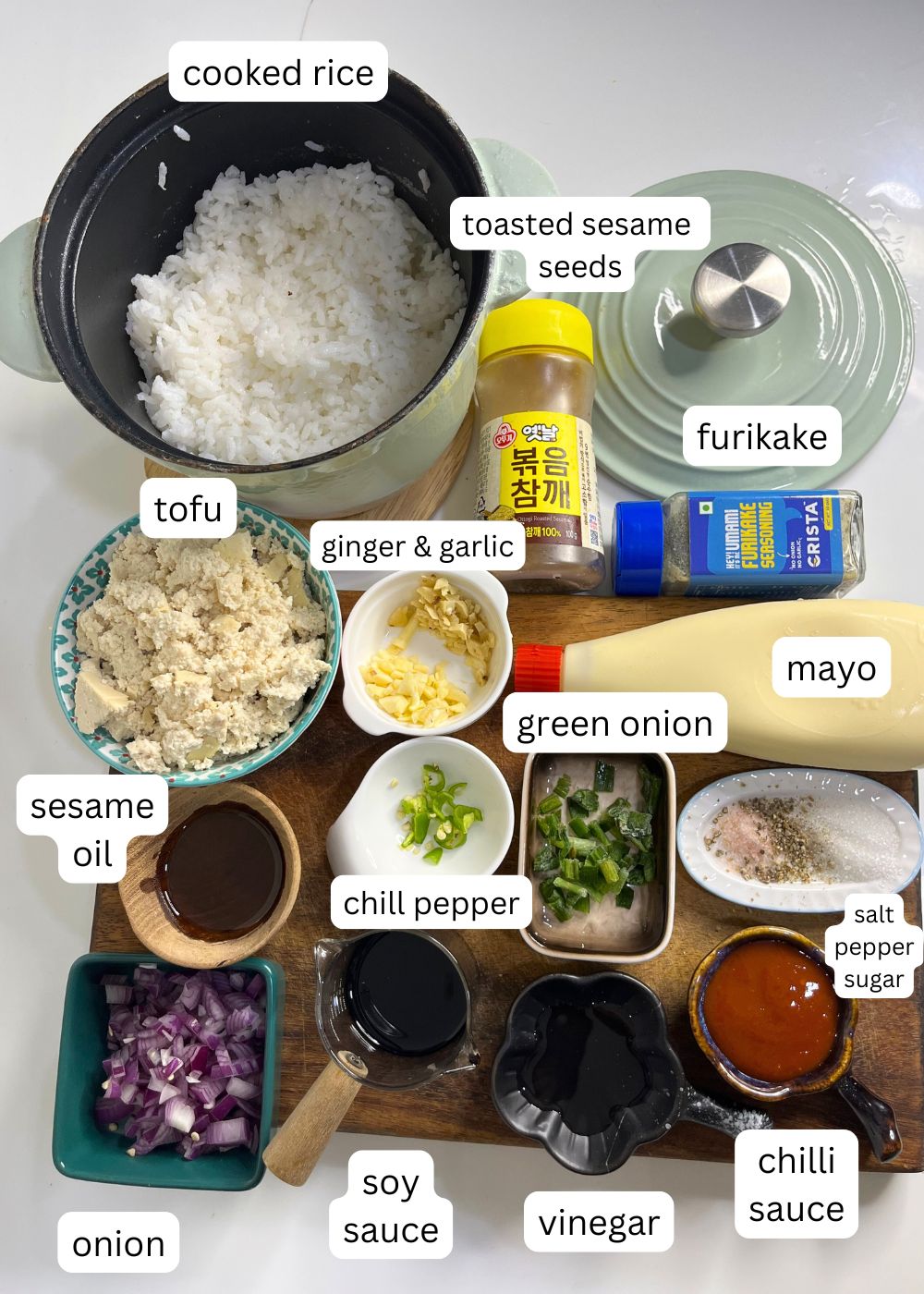 Vegan Onigiri Recipe | Tofu Onigiri Recipe (Japanese Rice Ball)