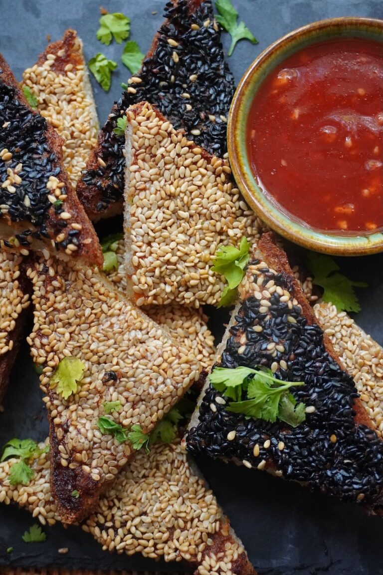 Prawn Toast Recipe (Shrimp Sesame Toast)