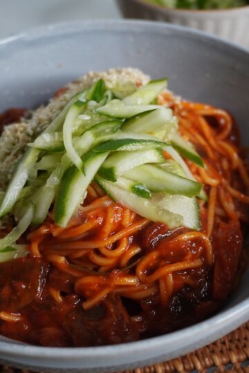 Bibim Guksu (Korean Spicy Cold Noodles)