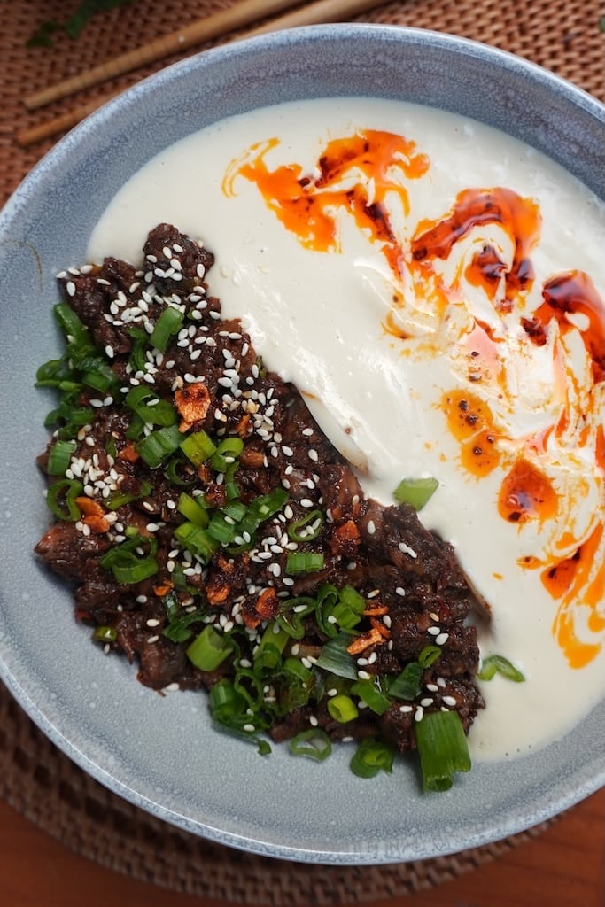 Viral Mapo Tofu Udon Recipe (Vegan Recipe)