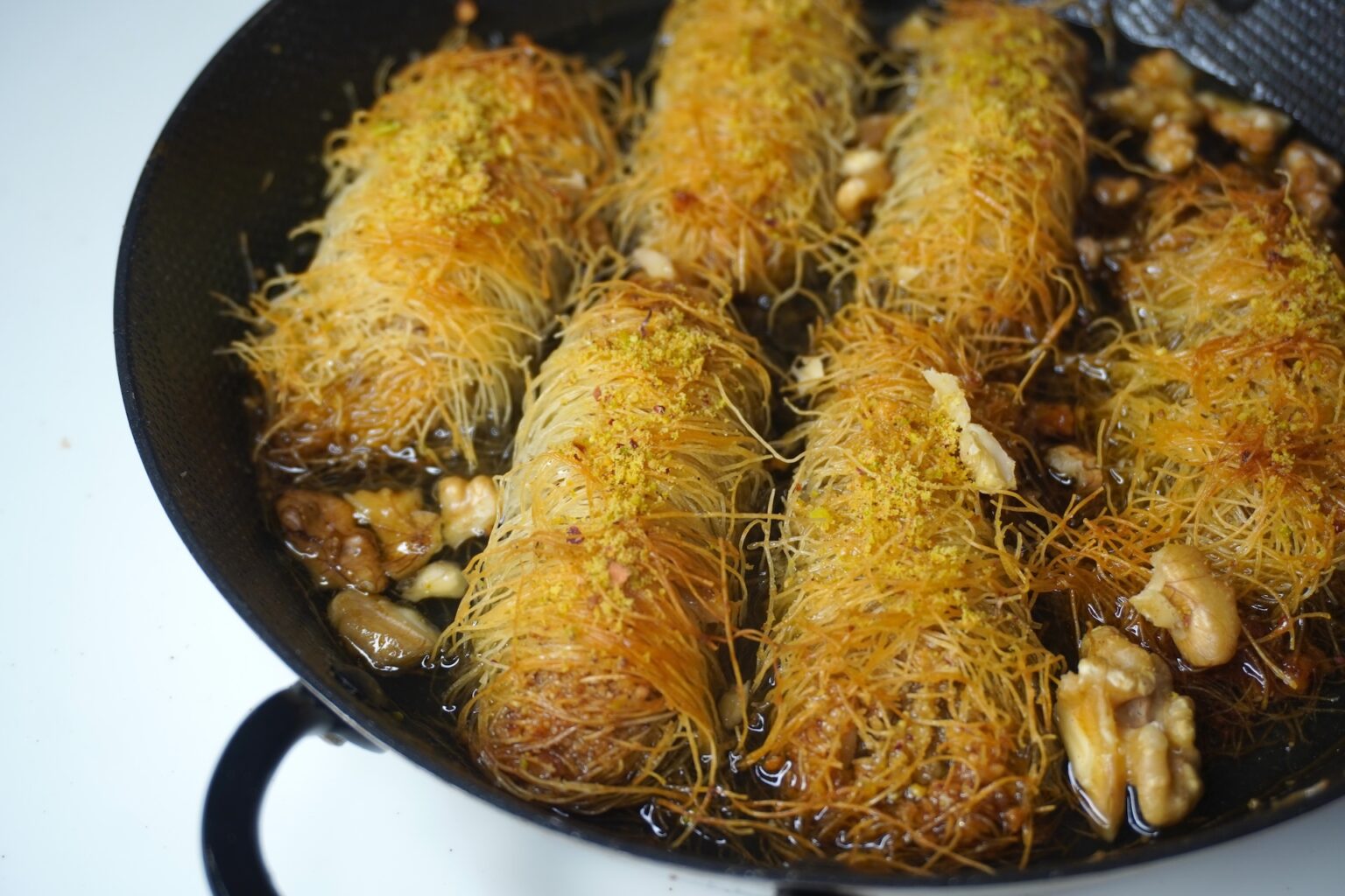 Walnut Kunafa Rolls Recipe (Kataifi Rolls)